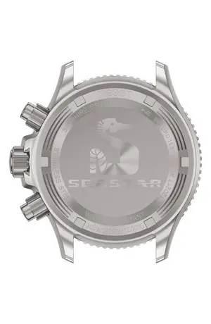 TISSOT Seastar 1000 Chronograph Silicone Strap Watch - Grey Gradient