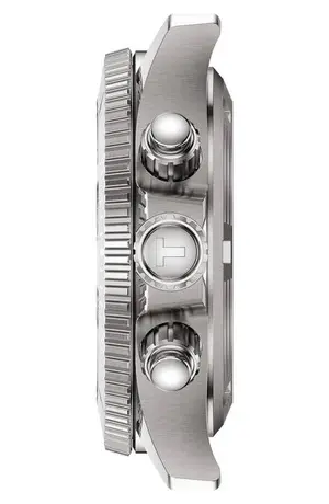 TISSOT Seastar 1000 Chronograph Silicone Strap Watch - Grey Gradient