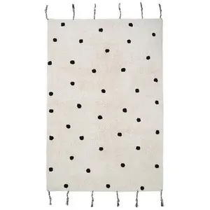 NATTIOT Rug Nümi - Off White / Black