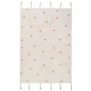 NATTIOT Rug Nümi - Off White / Pink Nude