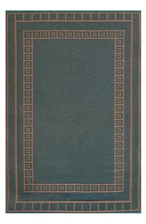 MAD MATS Border Hunter Sienna Rug - Hunter Green