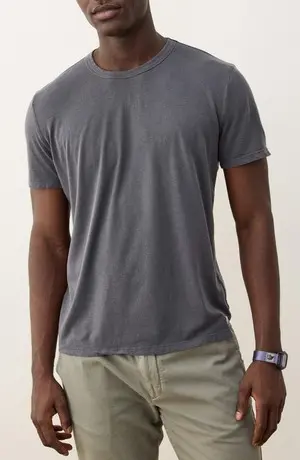 Marine Layer Signature Crewneck T-shirt - Asphalt