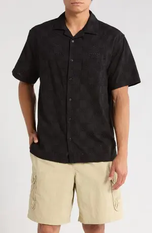VANS Wayside Eyelet Embrodiered Camp Shirt