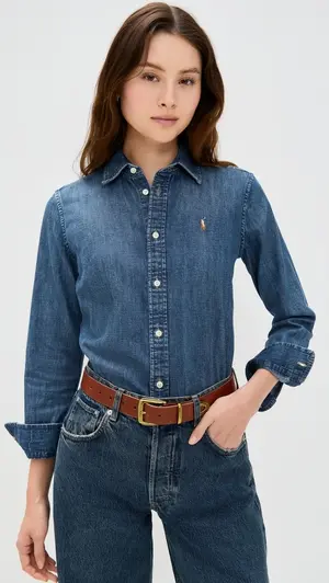Polo Ralph Lauren Denim Button-down Shirt - Blue