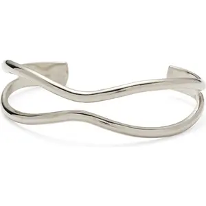 Lady Grey Pinch Cuff Bracelet - Silver