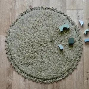 NATTIOT Rug Perla - Olive Green