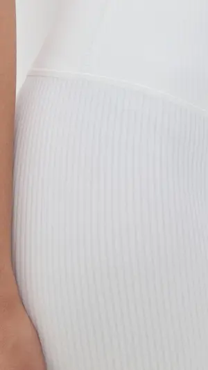 Splits59 Airweight Rib High Waist 7/8 Leggings - White