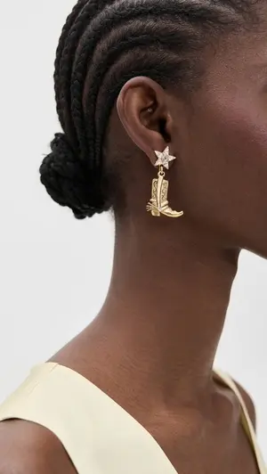ELIZABETH COLE Boots Dangle Earrings
