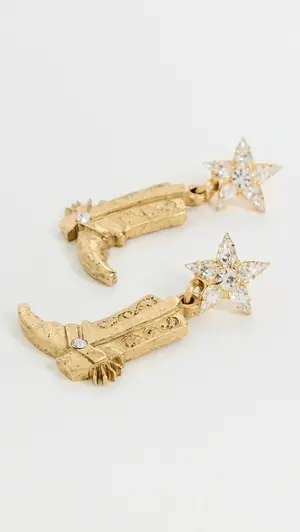 ELIZABETH COLE Boots Dangle Earrings