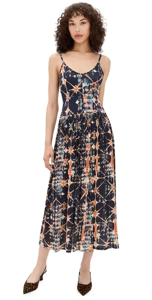 Ulla Johnson Gilded Patchwork Maxi Dress