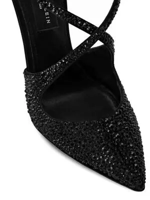 Philipp Plein Crystal-embellished Stiletto Pumps