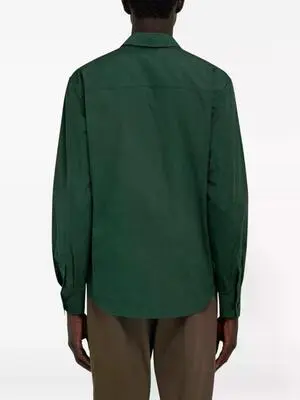 FERRAGAMO Micro-patterned Shirt - Green