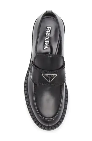 Prada Leather Loafer - Nero