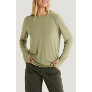 Free Fly Crewneck Performance Tops For Women