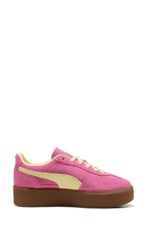 PUMA Palermo Elevata Platform Sneakers - Posie Pink/ Gold Moon