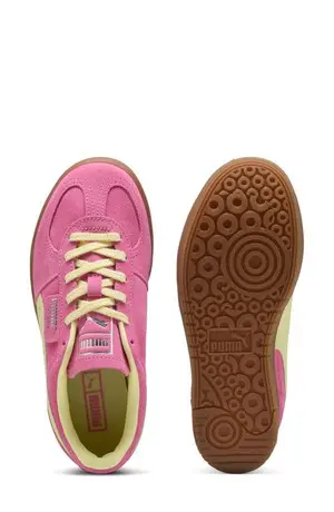 PUMA Palermo Elevata Platform Sneakers - Posie Pink/ Gold Moon