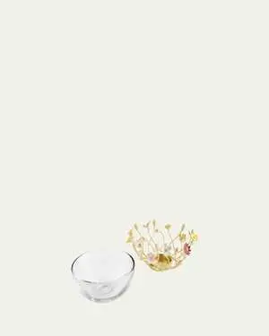 Michael Aram Wildflowers Small Glass Bowl