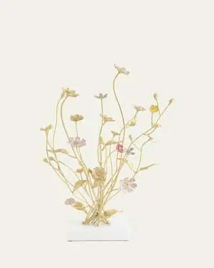 Michael Aram Wildflowers Tabletop Sculpture - Gold