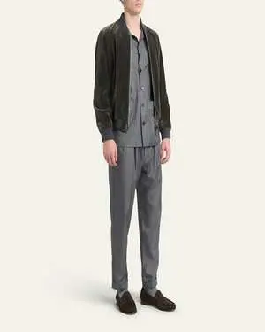 TOM FORD York Suede Penny Loafers