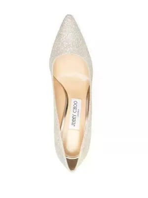 JIMMY CHOO Romy 100 Glitter Pumps