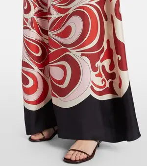 La DoubleJ Roy Phoenix Silk Twill Maxi Dress - Multicoloured