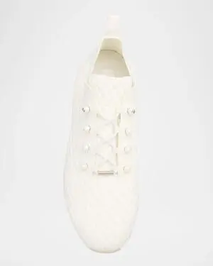 JIMMY CHOO Veles Knit Sneakers