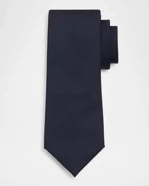 Brunello Cucinelli Lightweight Wool Tie C263 Ocean Blue