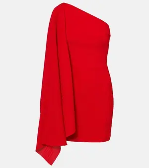 Solace London Layne Draped Mini Dress - Red