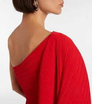 Solace London Layne Draped Mini Dress - Red