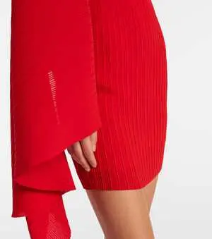 Solace London Layne Draped Mini Dress - Red