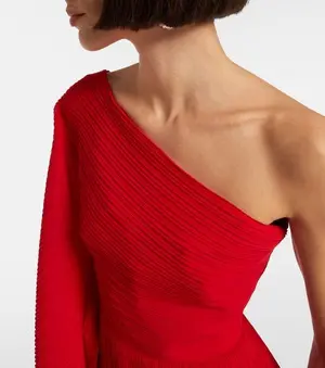 Solace London Layne Draped Mini Dress - Red