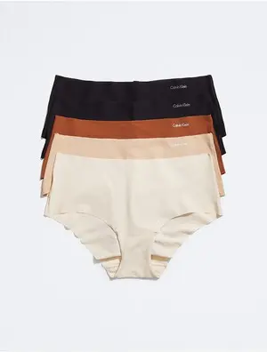 Calvin Klein Invisibles 5-pack Hipster Black/sand Multi