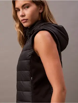 Calvin Klein Nylon Puffer Vest - Black Beauty