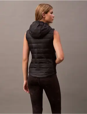 Calvin Klein Nylon Puffer Vest - Black Beauty