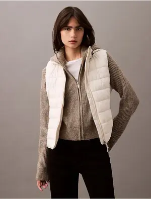 Calvin Klein Zip Up Vests For Women