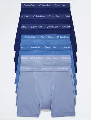 Calvin Klein Cotton Classics 7-pack Boxer Brief Blue Multi