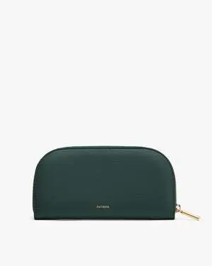 Cuyana Women's Curved Zip Wallet Forest