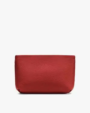 Cuyana Nano Zipper Pouch Sangria