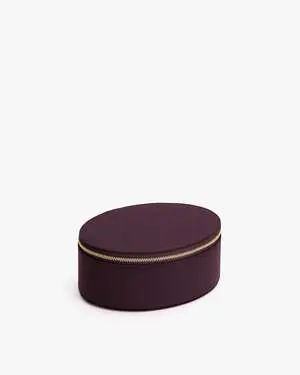 Cuyana Women's Large Jewelry Case Plum