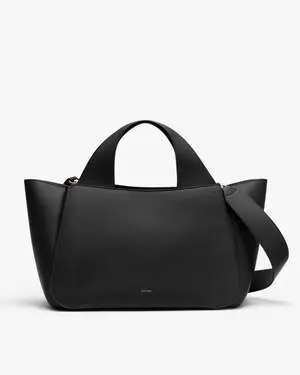 Cuyana Mila Satchel Bag - Black
