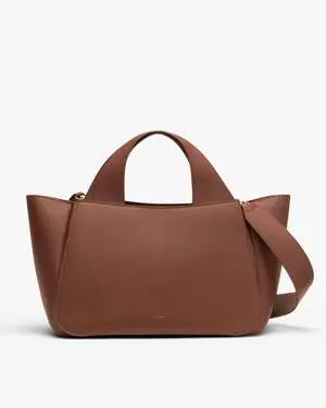 Cuyana Satchel Bag - Dark Chestnut