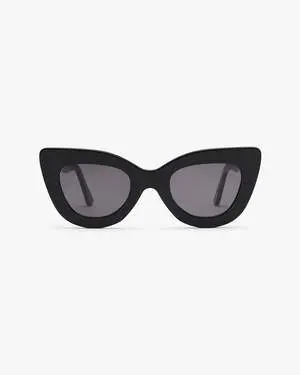 Cuyana Brisa Cat Eye Sunglasses - Black