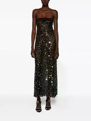 ROBERTA EINER Sequin-embellished Midi Dress