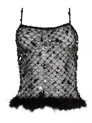 ROBERTA EINER Sequin-embellished Top