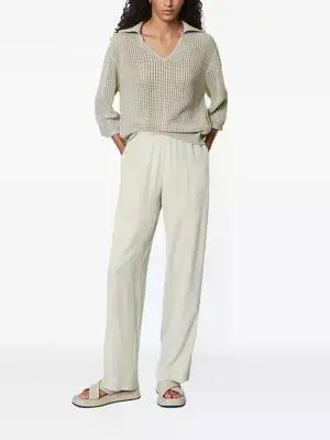 Marc O'polo Elasticated-waist Trousers - Grey