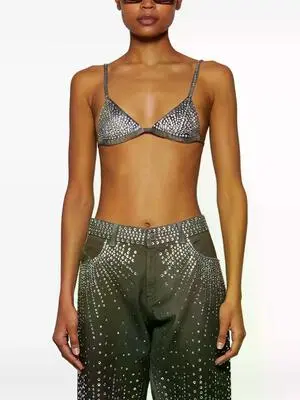 Attico Studded Triangle Bra