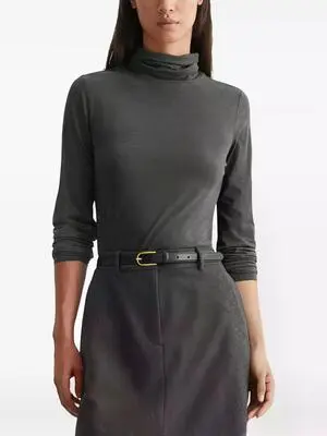 Marc O'polo Turtleneck Long-sleeved Top - Grey