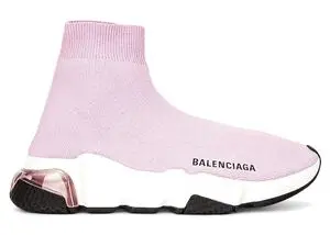 Balenciaga Speed Clear Sole - Light Pink/white