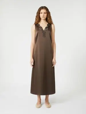 Max Mara Long Satin Dress