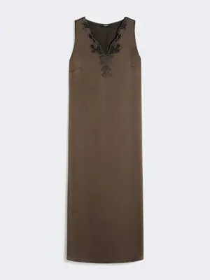 Max Mara Long Satin Dress